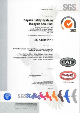 About Us | Kayaku Safety Systems Malaysia Sdn Bhd